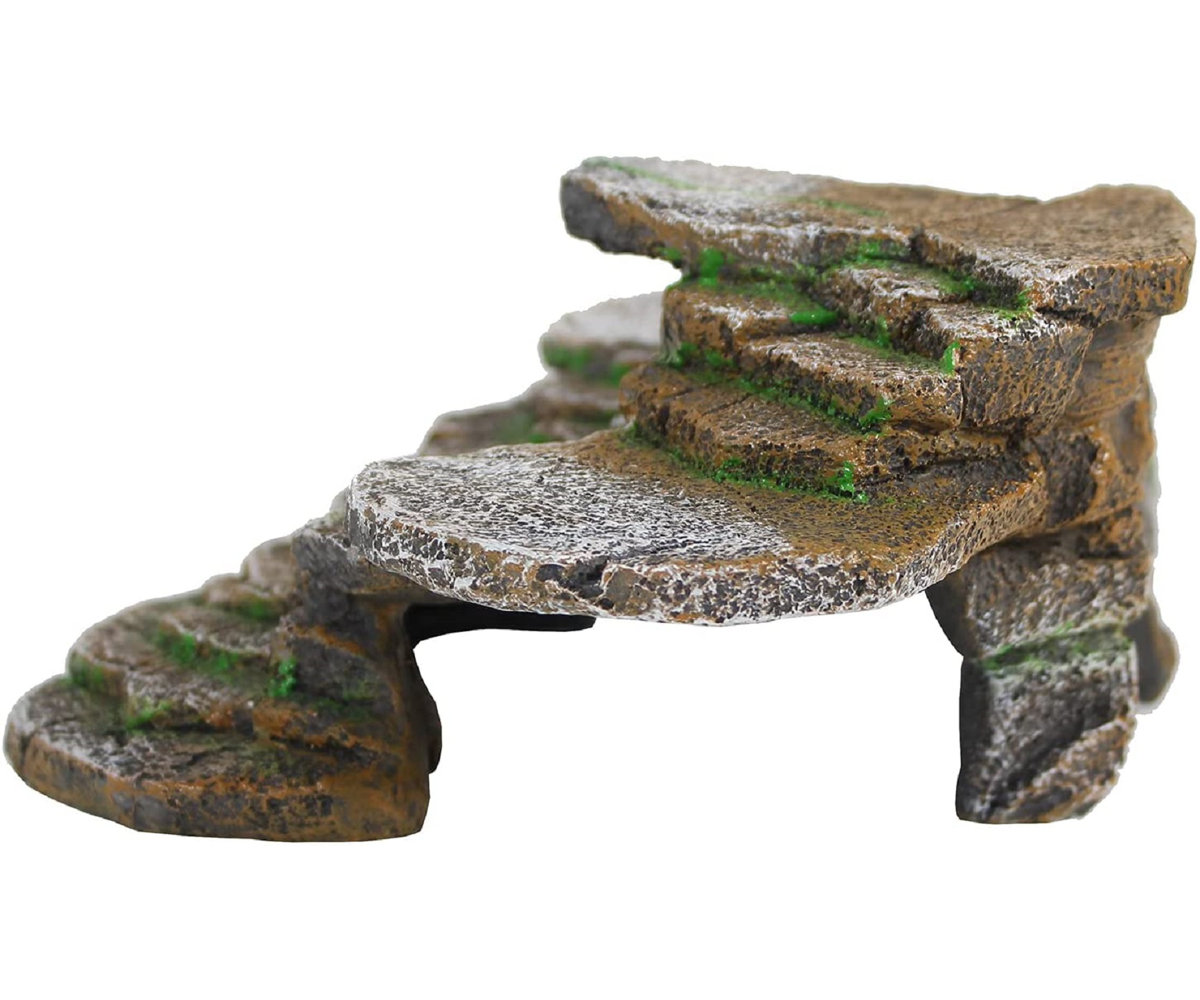 Penn Plax Reptology Medium Shale Scape Step Ledge & Cave Hideout | Wayfair